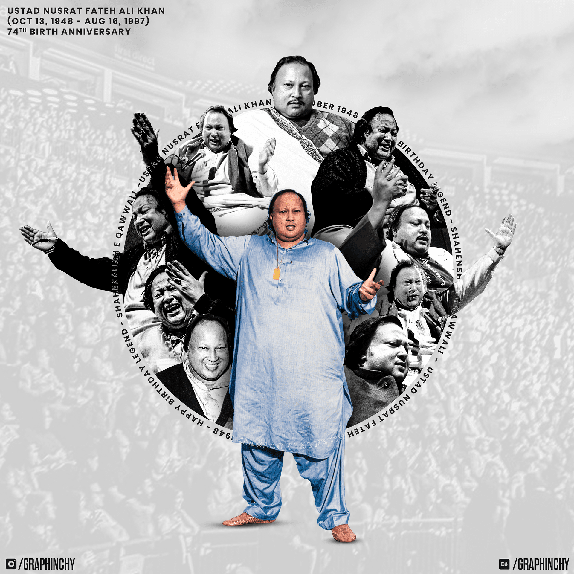 Nusrat Fateh Ali Khan Age Death Wife Children Family Biography | Celebrities Details